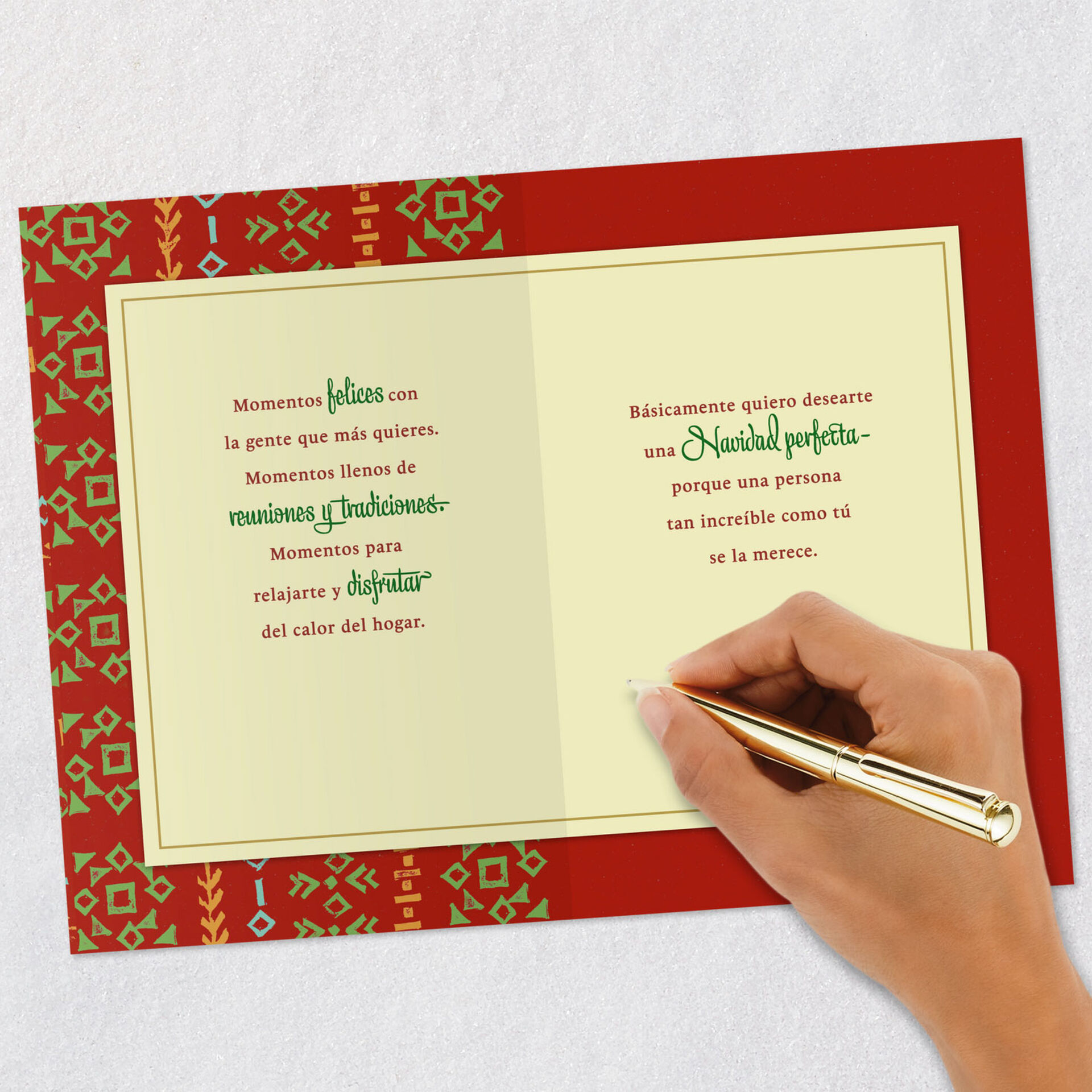 You re An Incredible Person Spanish Language Christmas Card Greeting You re An Incredible Person Spanish Language Christmas Card Greeting