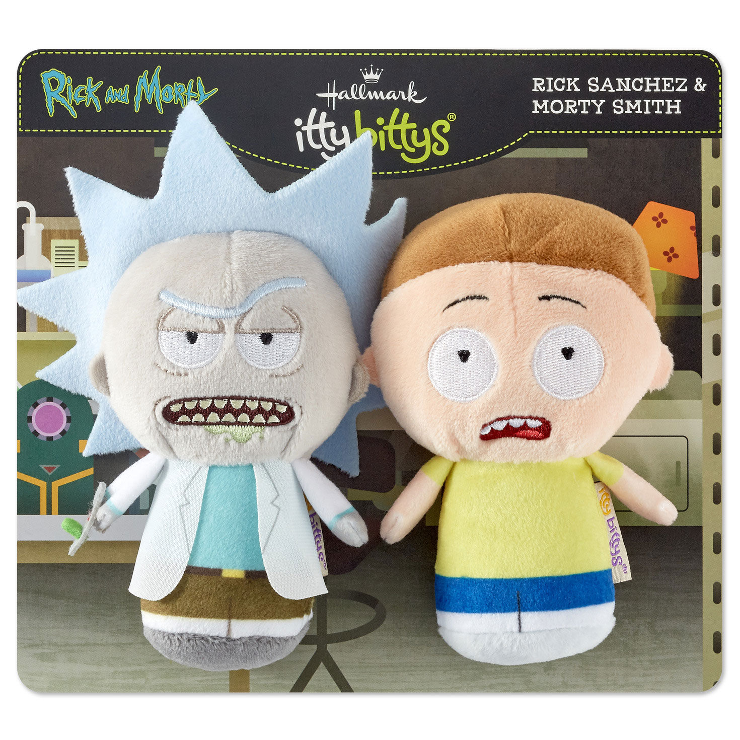 itty bittys® Rick and Morty Plush, Set of 2 - itty bittys® | Hallmark