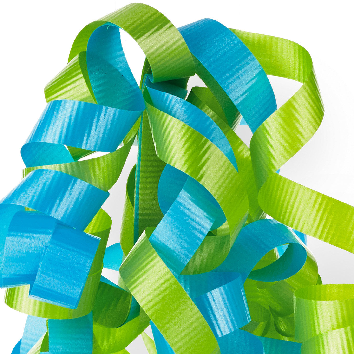 6.5" Aqua and Light Green Curly Ribbon Gift Bow - Bows & Ribbons | Hallmark