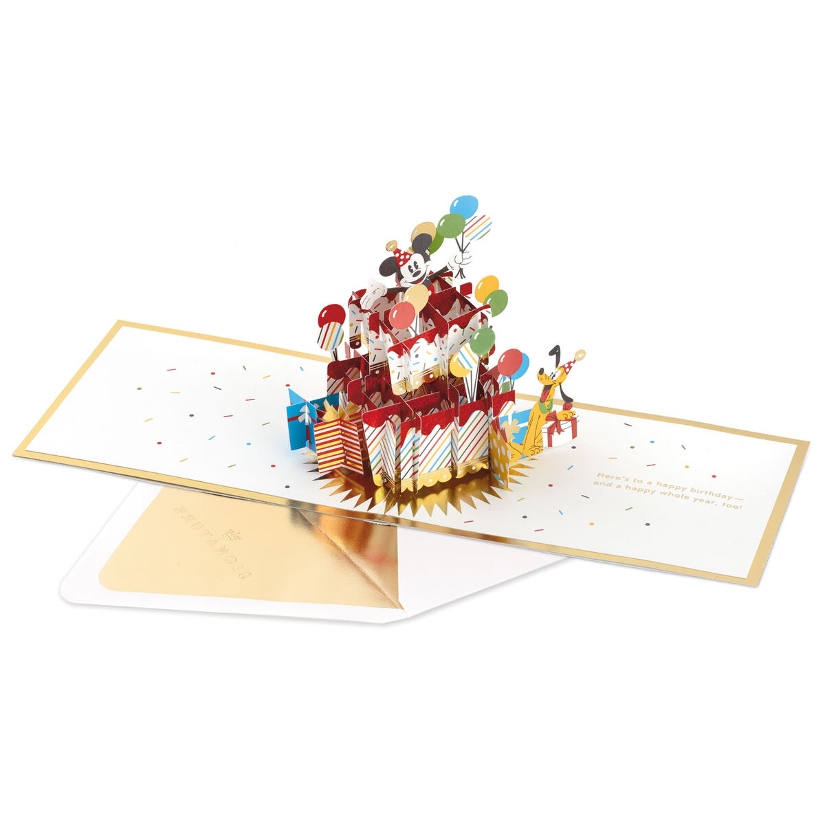 Disney Mickey Mouse Cake 3D Pop-Up Birthday Card - Greeting Cards ...