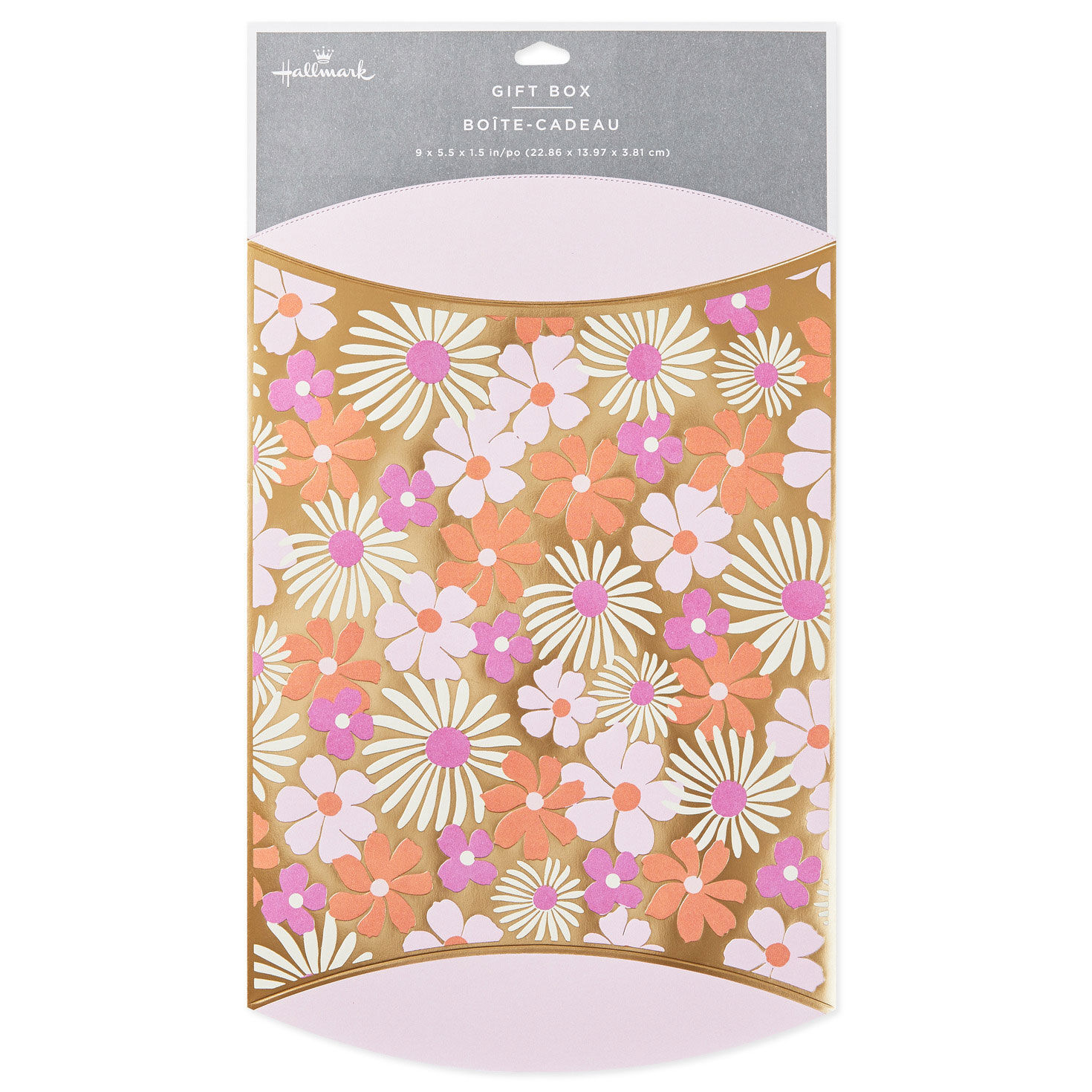 Pink and Orange Floral Pillow Box - Gift Boxes | Hallmark