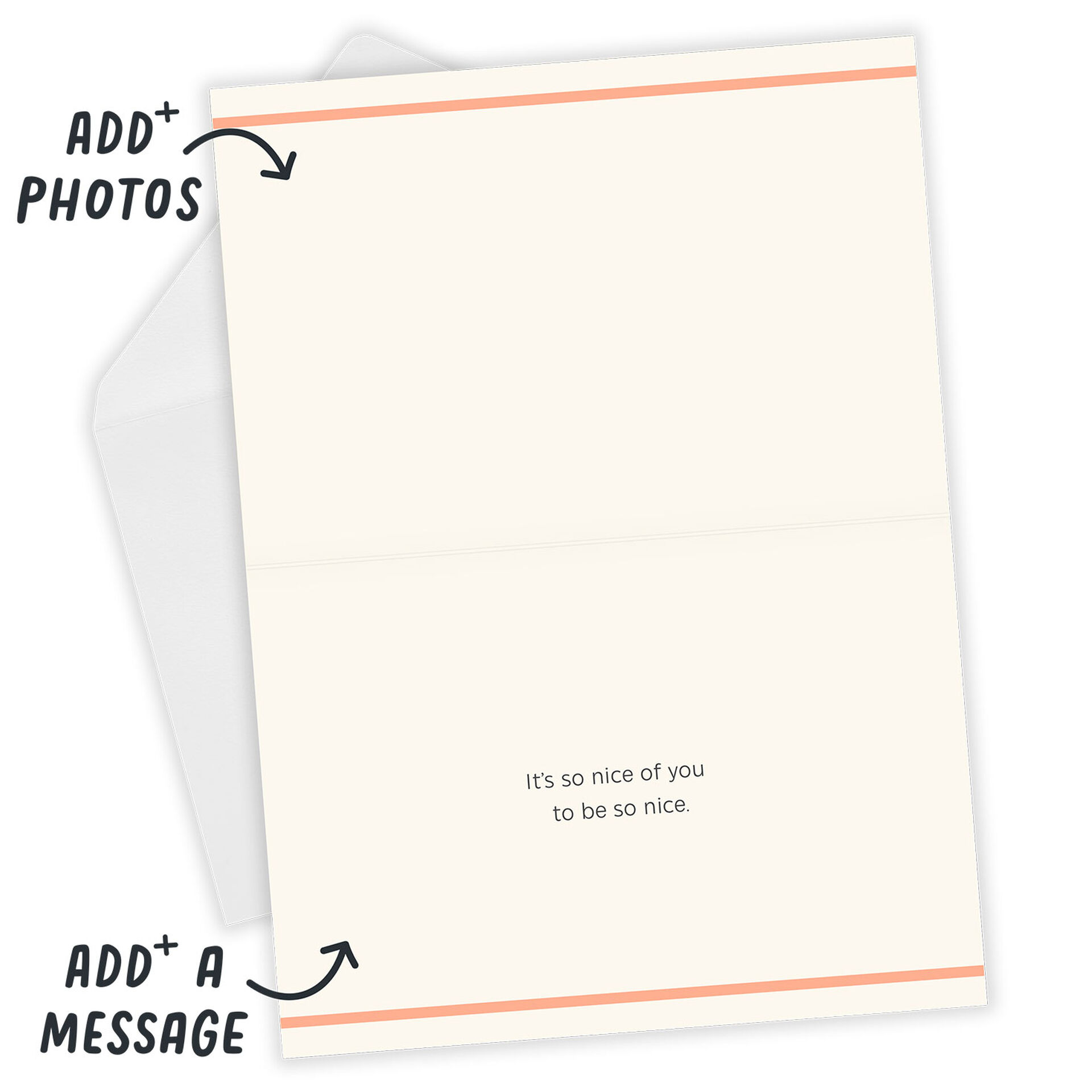 Personalized Nice of You to Be So Nice Thank-You Photo Card - Greeting ...