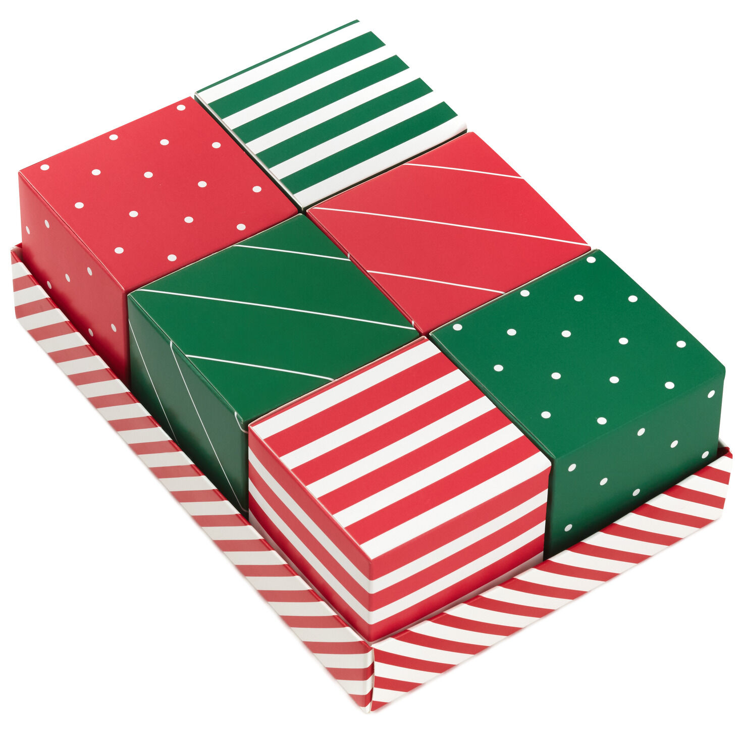 Joy to You 3-Pack Christmas Gift Boxes, Assorted Sizes and Designs ...