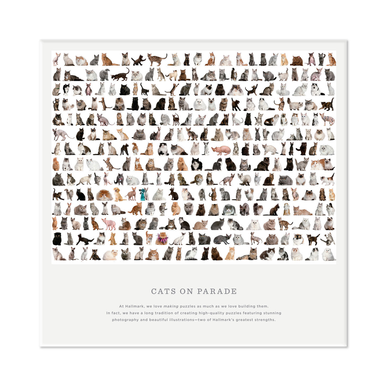 Cats on Parade 550-Piece Jigsaw Puzzle - Puzzles | Hallmark