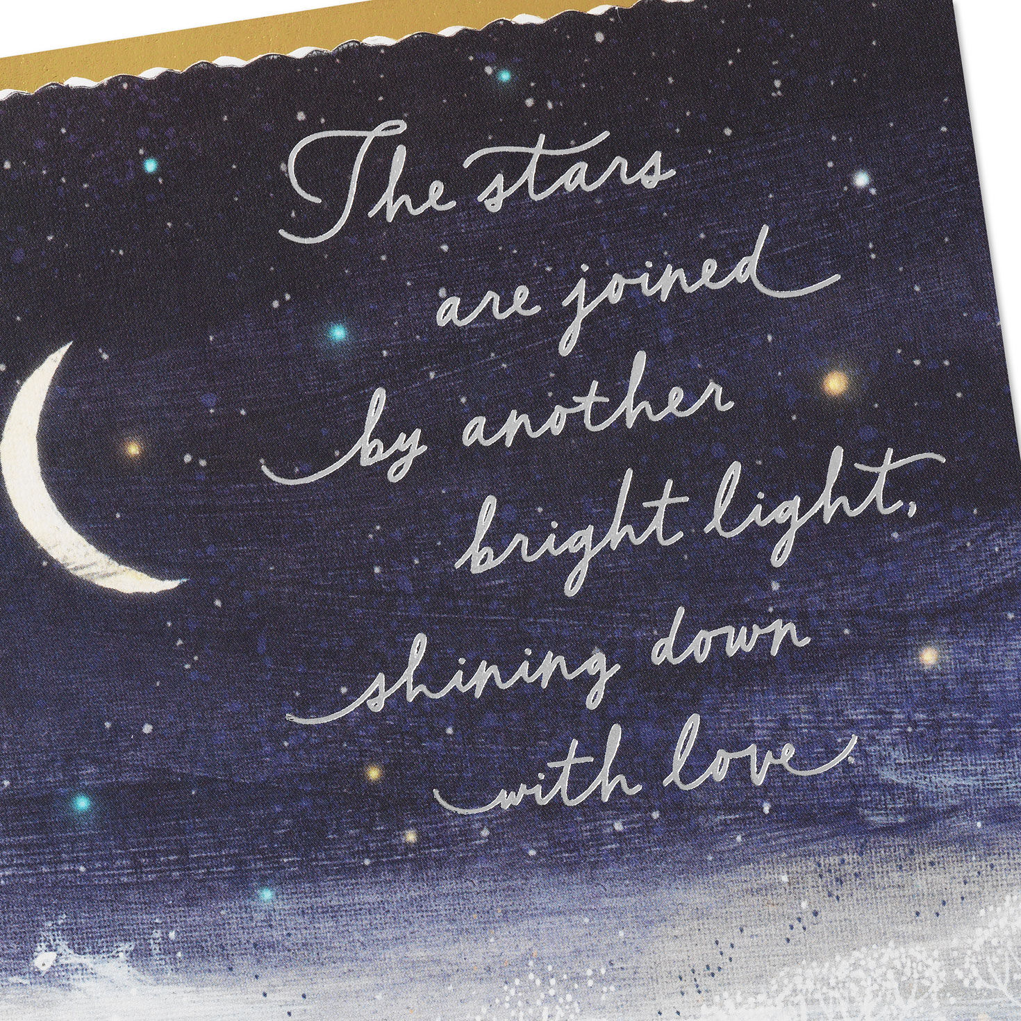 A Bright Light Shining Down With Love Sympathy Card - Greeting Cards ...