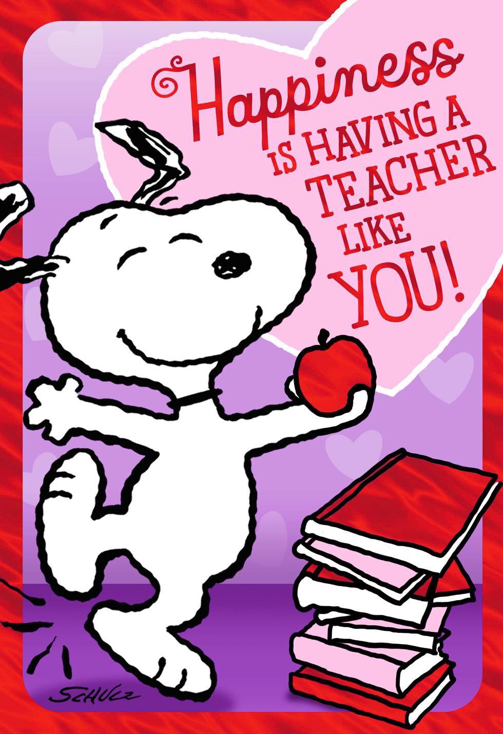 snoopy teacher