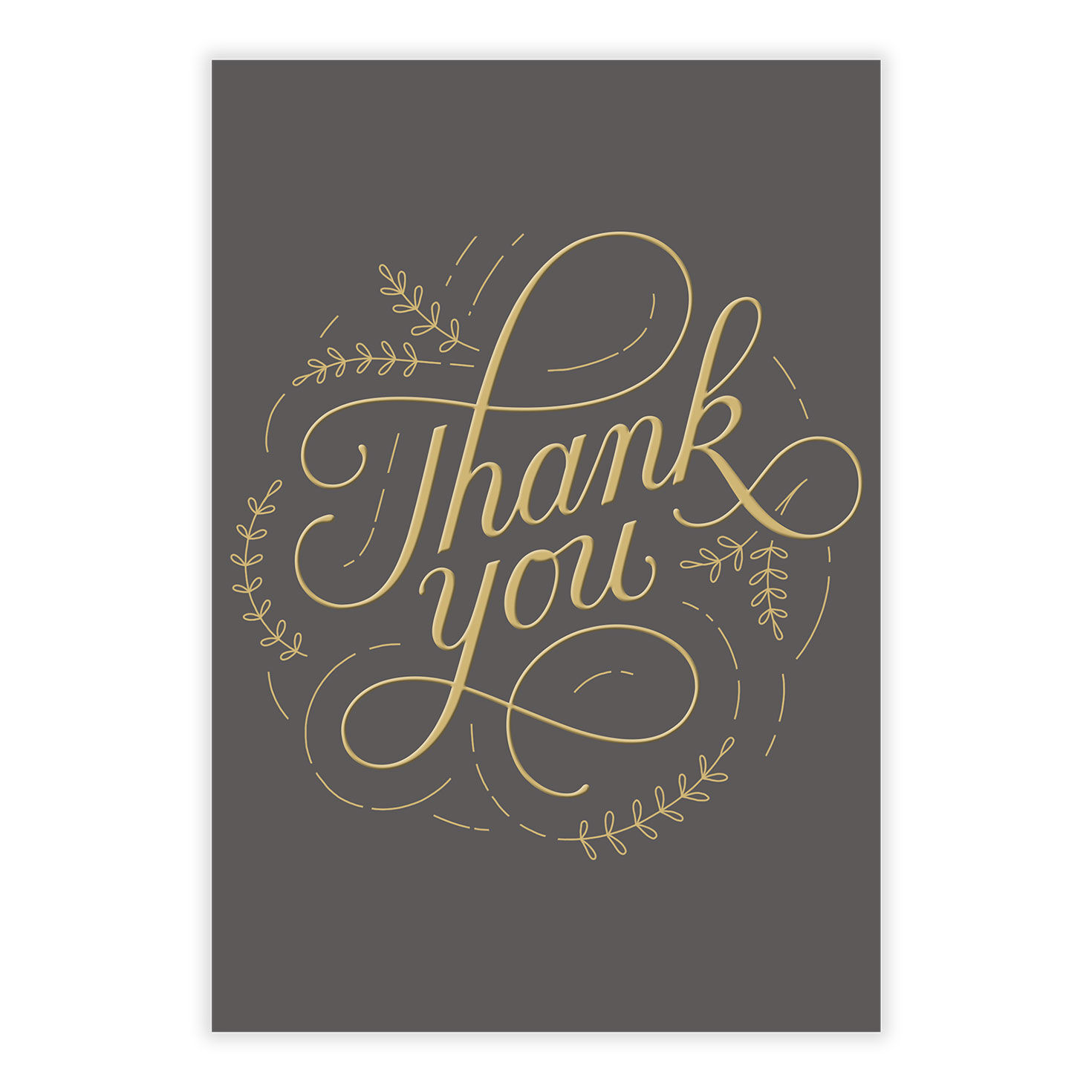 Script and Vines Thank-You eCard - eCards | Hallmark