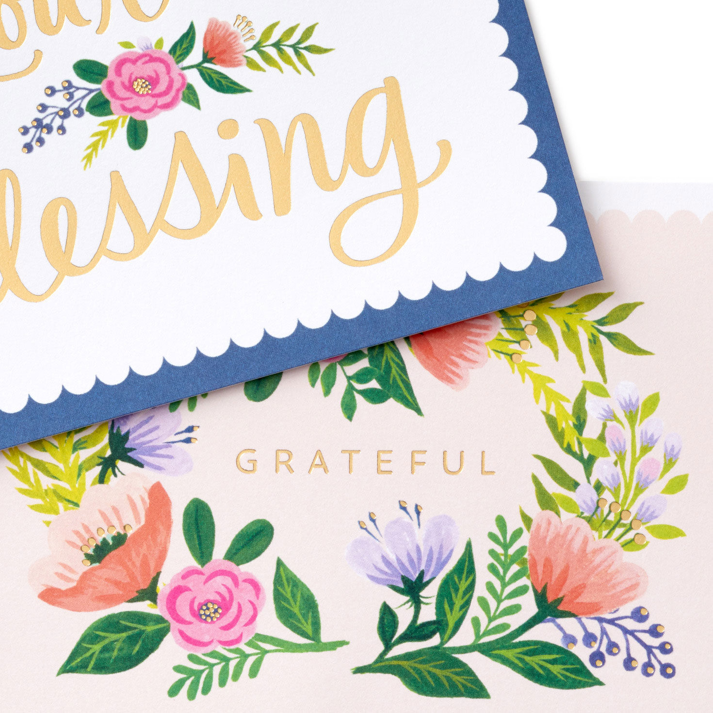Grateful Blessing Assorted Blank Thank-You Notes, Pack of 50 - Note ...