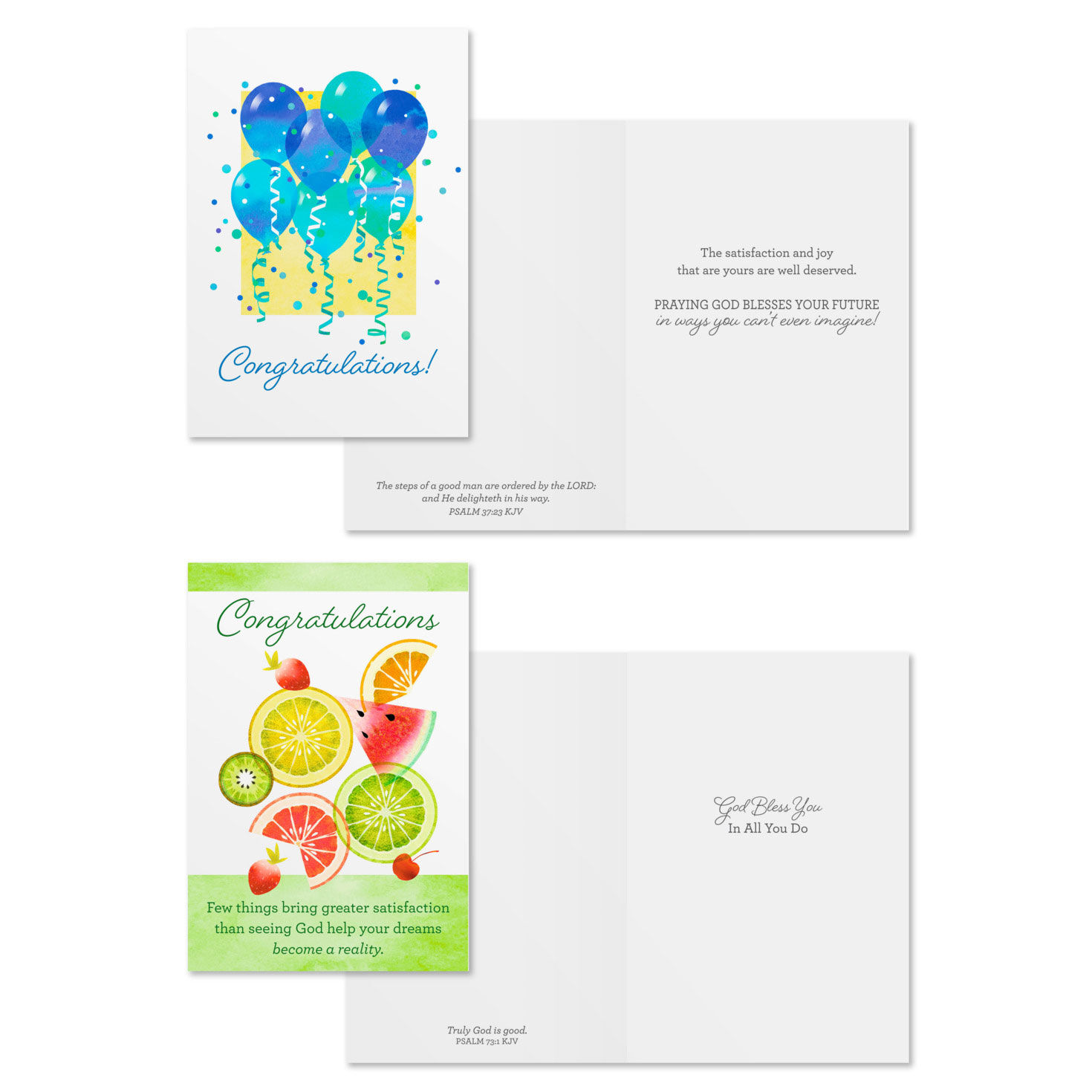Bright Celebrations Assorted Religious Congratulations Cards, Box of 12 ...