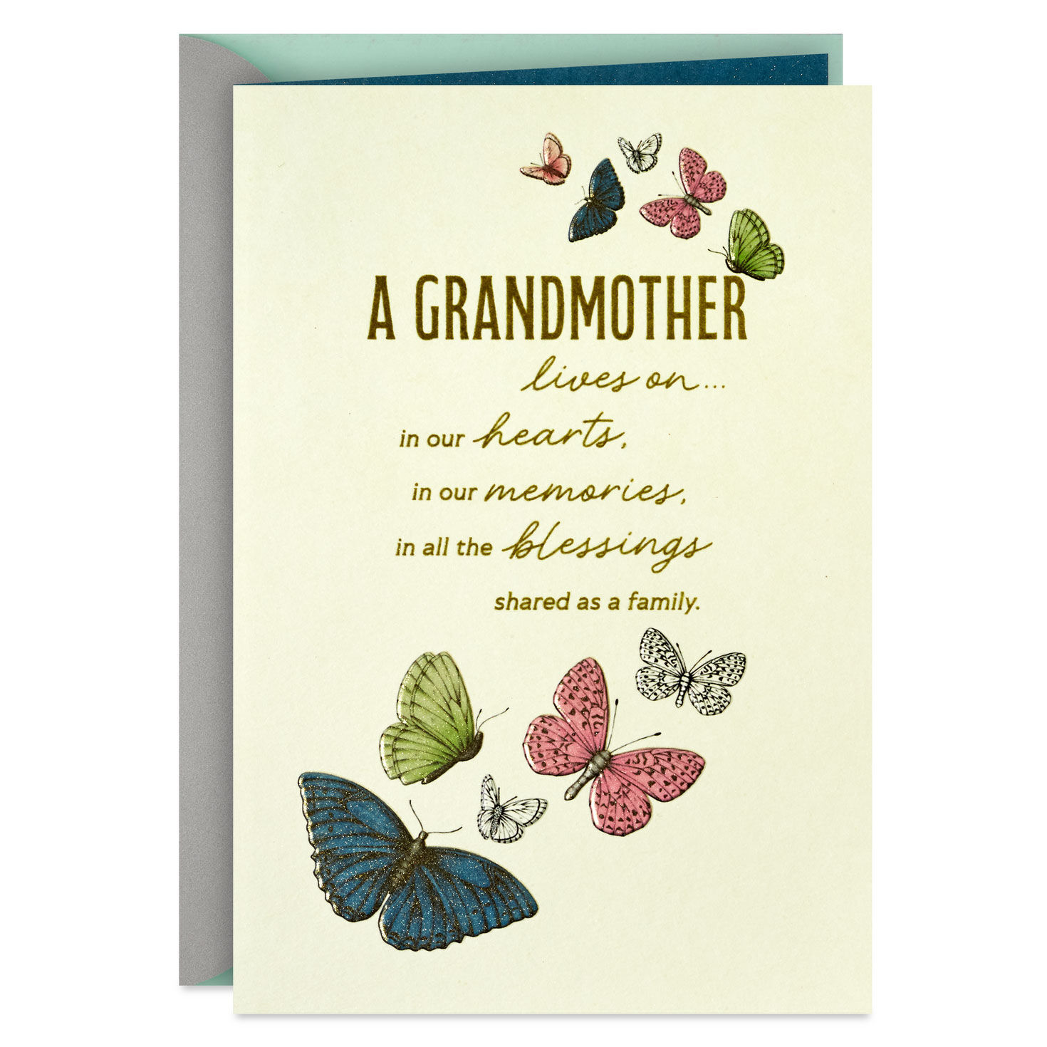 Her Love Will Always Be With You Sympathy Card for Loss of Grandmother ...