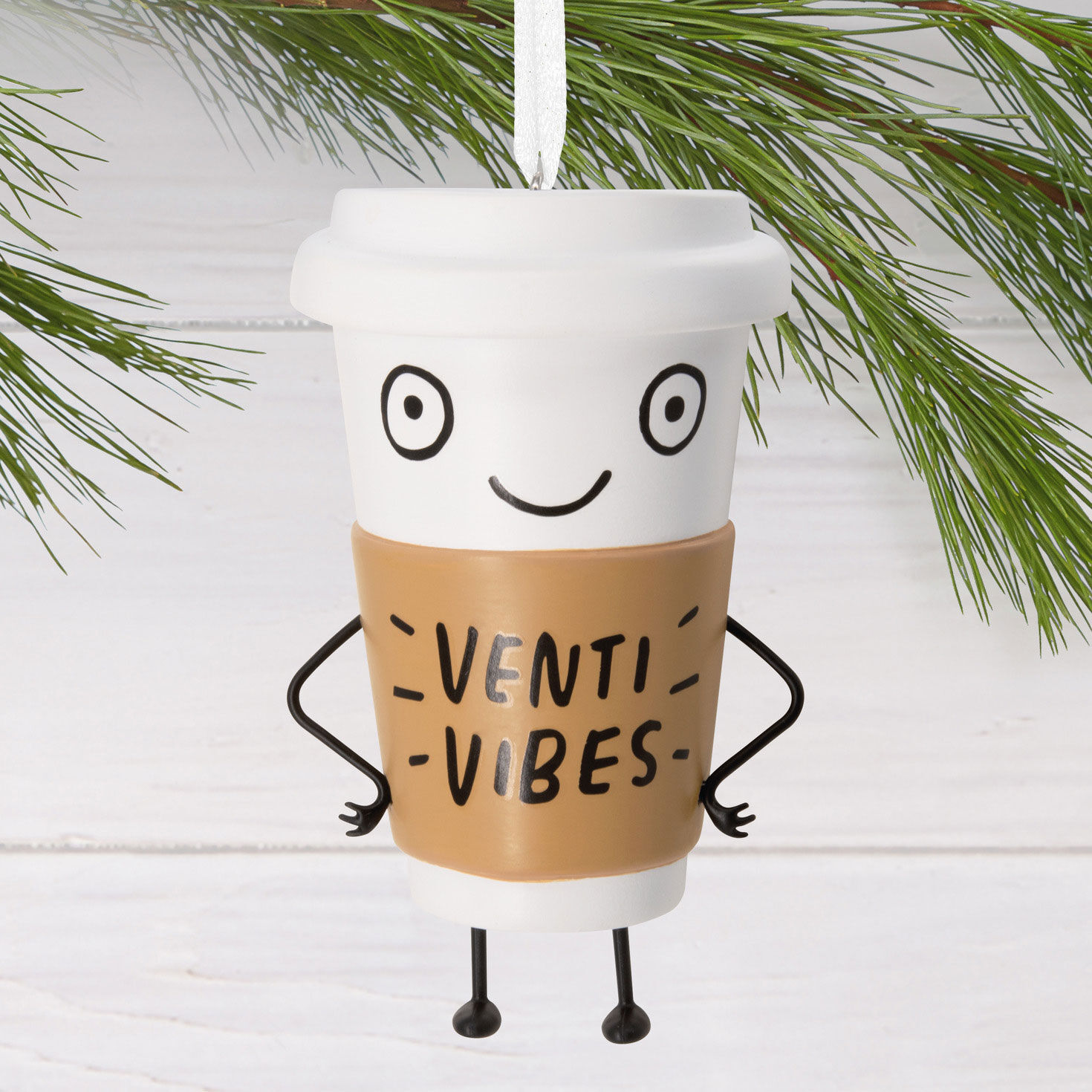 Venti Vibes Coffee Cup Hallmark Ornament - Hallmark Ornaments | Hallmark