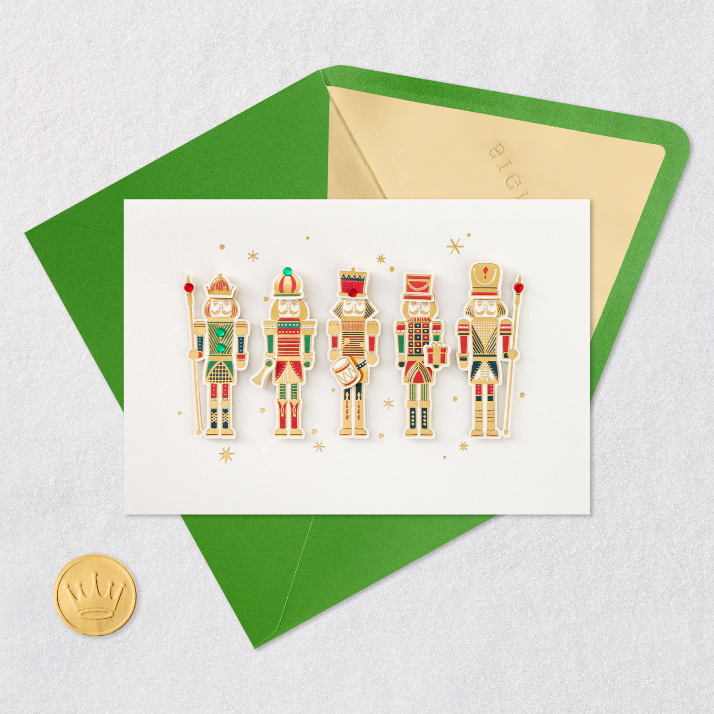 True Classic Holiday Nutcrackers Christmas Card - Greeting Cards | Hallmark
