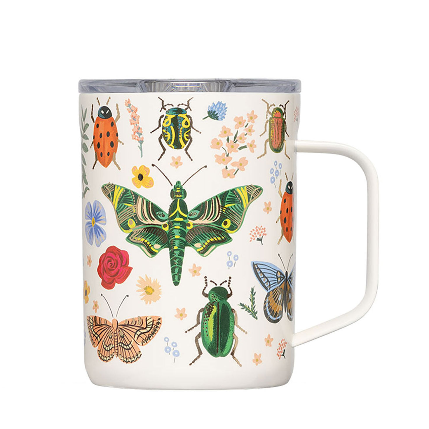 Corkcicle Rifle Paper Co. Curio Stainless Steel Travel Mug, 16 oz ...