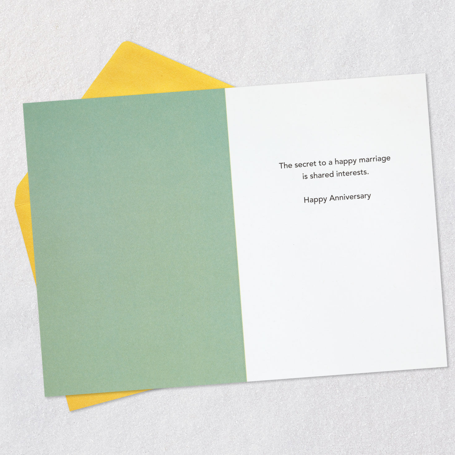 Shared Interests Funny Anniversary Card - Greeting Cards | Hallmark