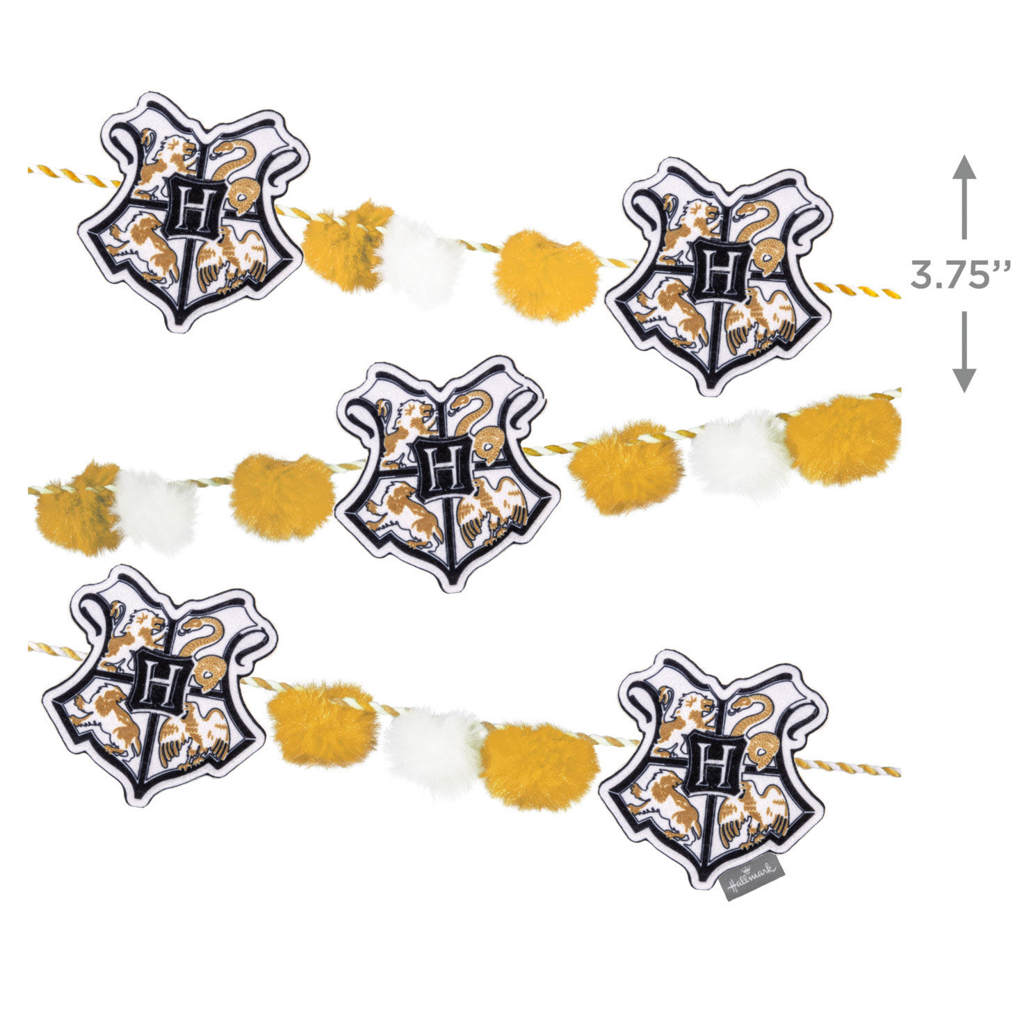 Harry Potter™ Hogwarts™ Crest Fabric Hallmark Garland, 72" - Hallmark ...