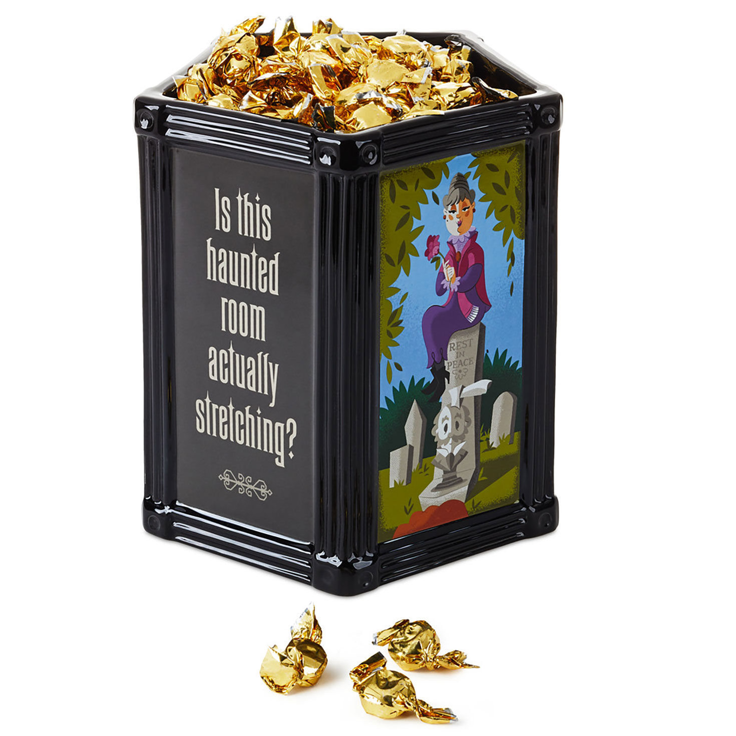 Disney The Haunted Mansion Stretching Portrait Candy Dish - Seasonal ...
