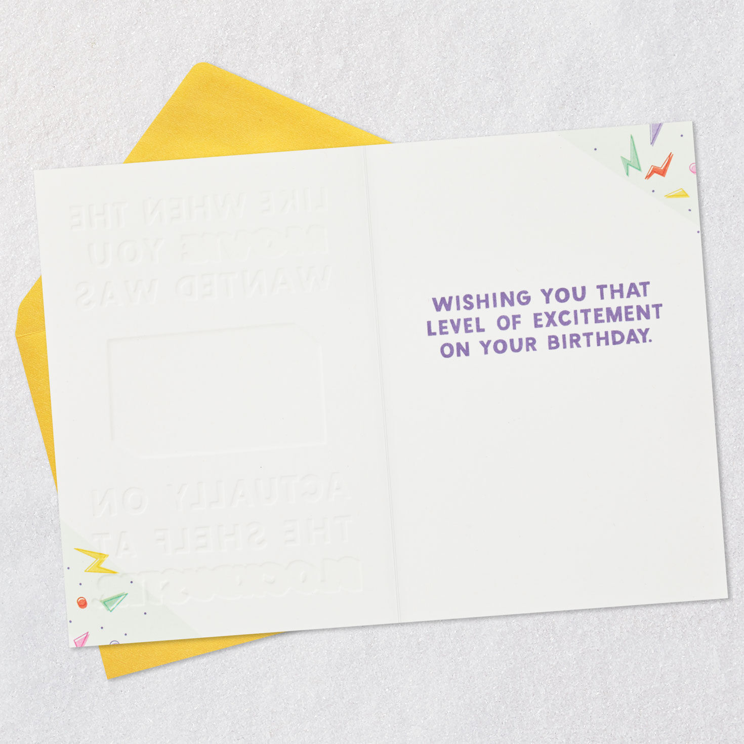 That Level of Excitement Funny Birthday Card - Greeting Cards | Hallmark