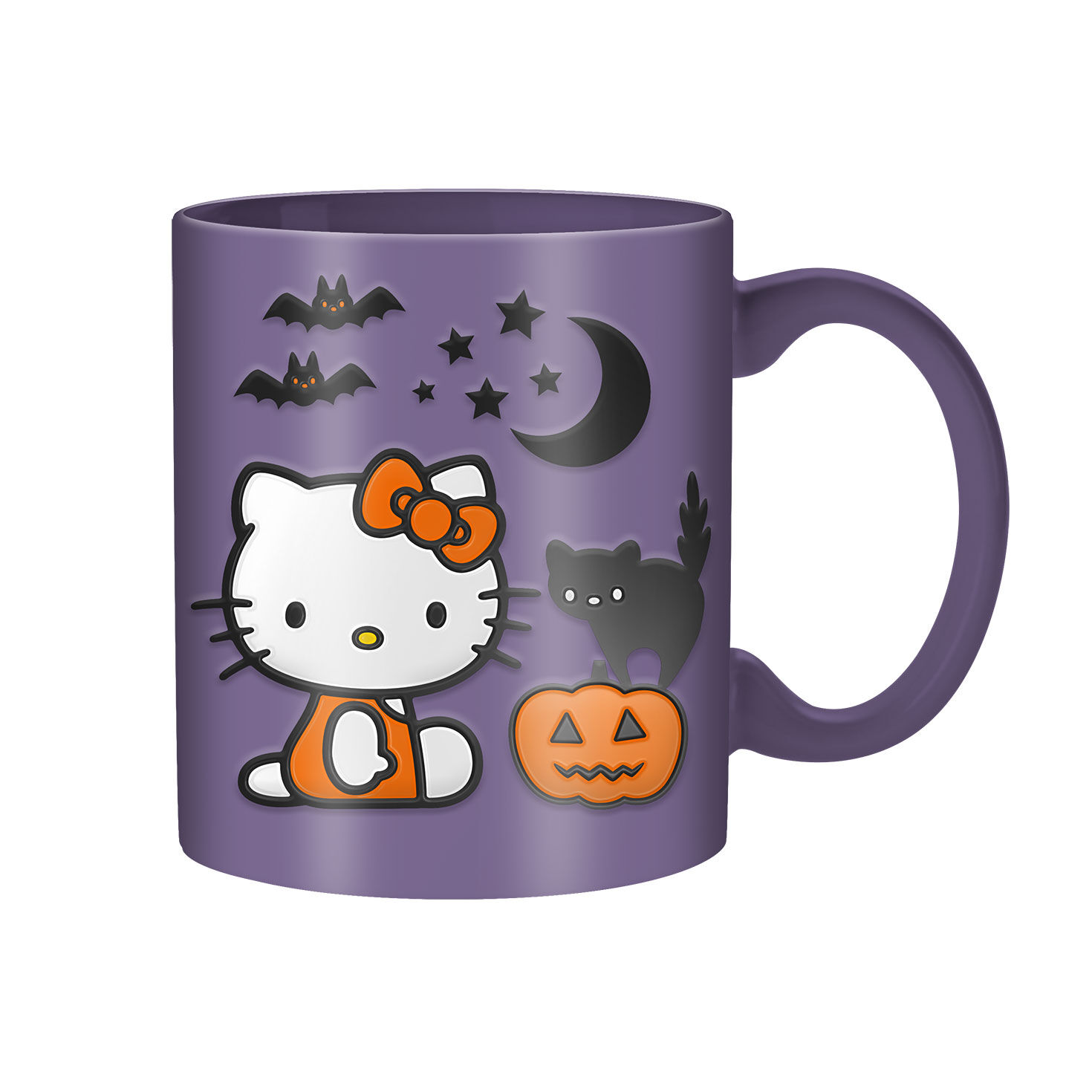 Silver Buffalo Sanrio Hello Kitty Purple Halloween Mug, 20 oz. - Mugs ...