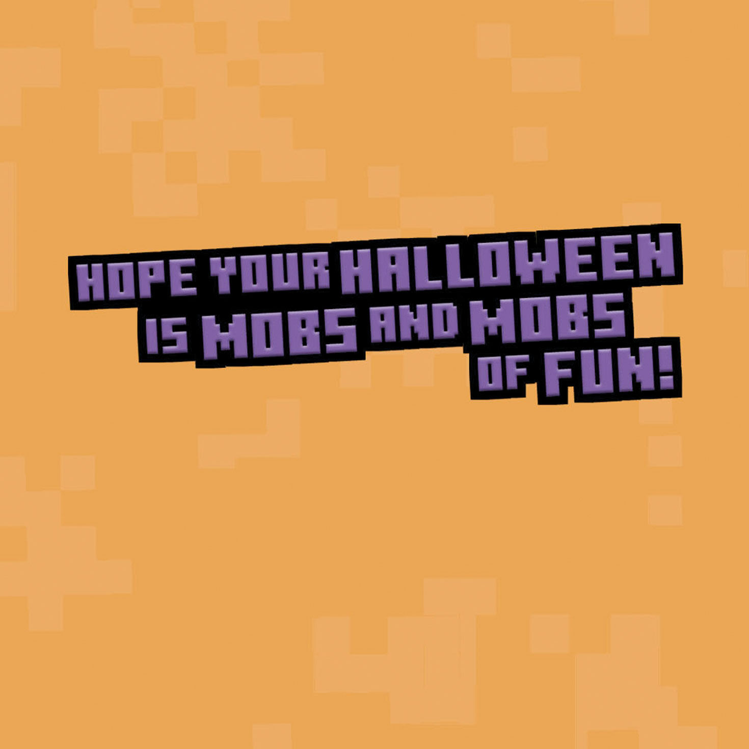 Minecraft Mobs of Fun Halloween Card for Grandson - Greeting Cards ...