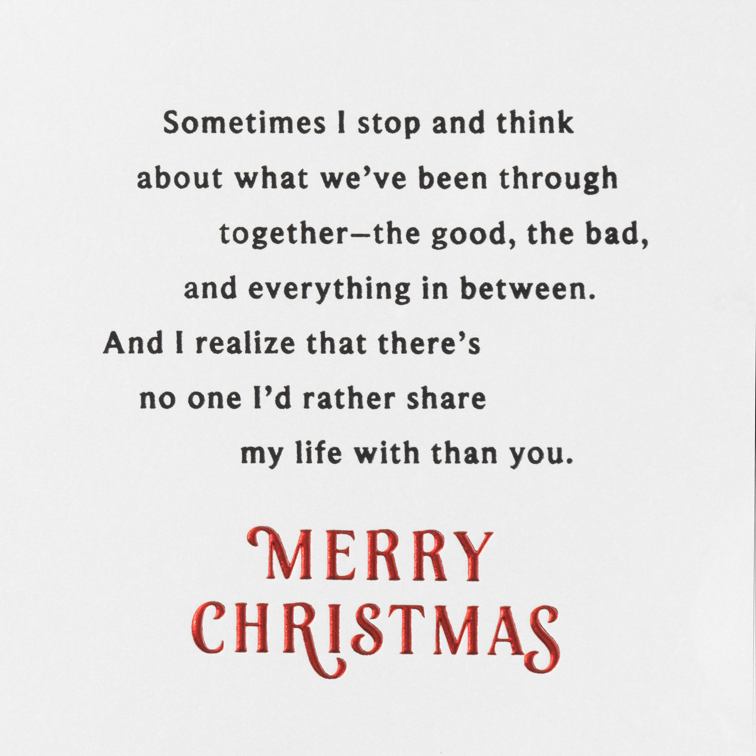 Real Love Christmas Card for Husband - Greeting Cards | Hallmark