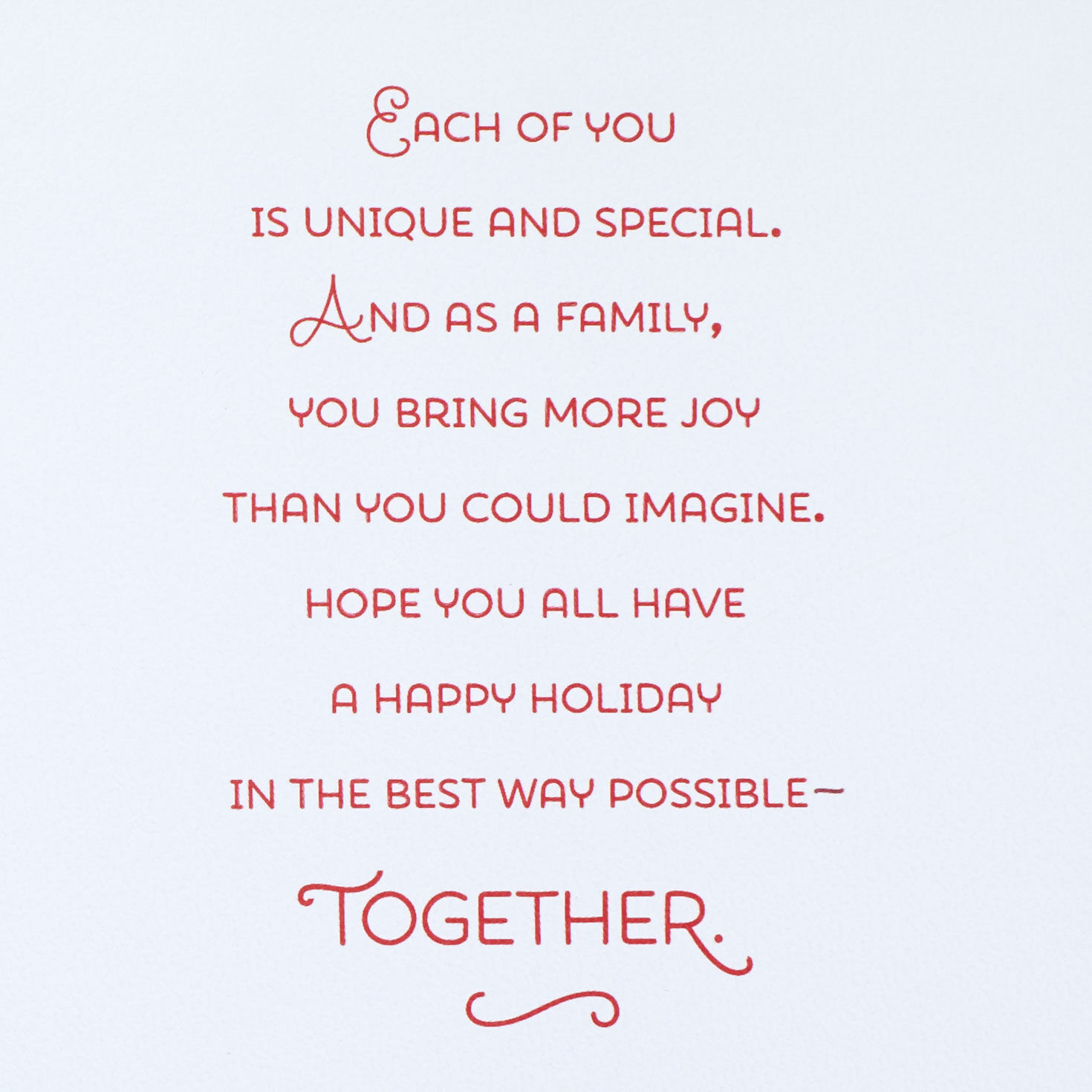 A Happy Holiday Together Christmas Card for Daughter and Family ...