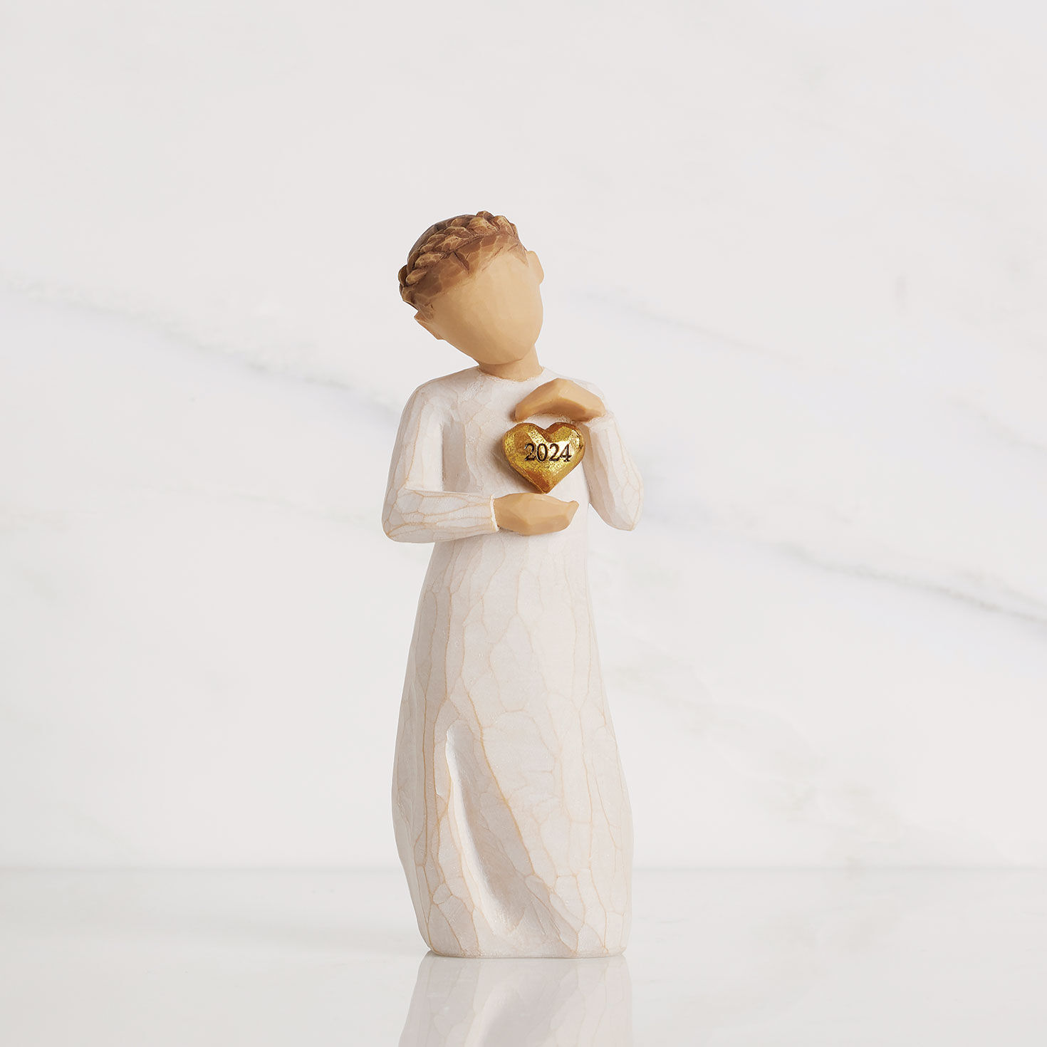 Willow Tree Girl Figurine With 2024 Dated Heart, 5.5" - Figurines ...