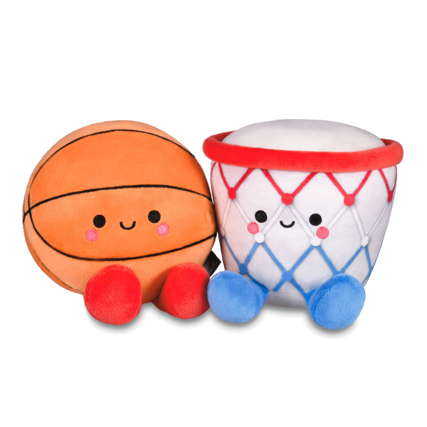 Better Together Basketball and Hoop Magnetic Plush Pair, 6" H - Classic ...