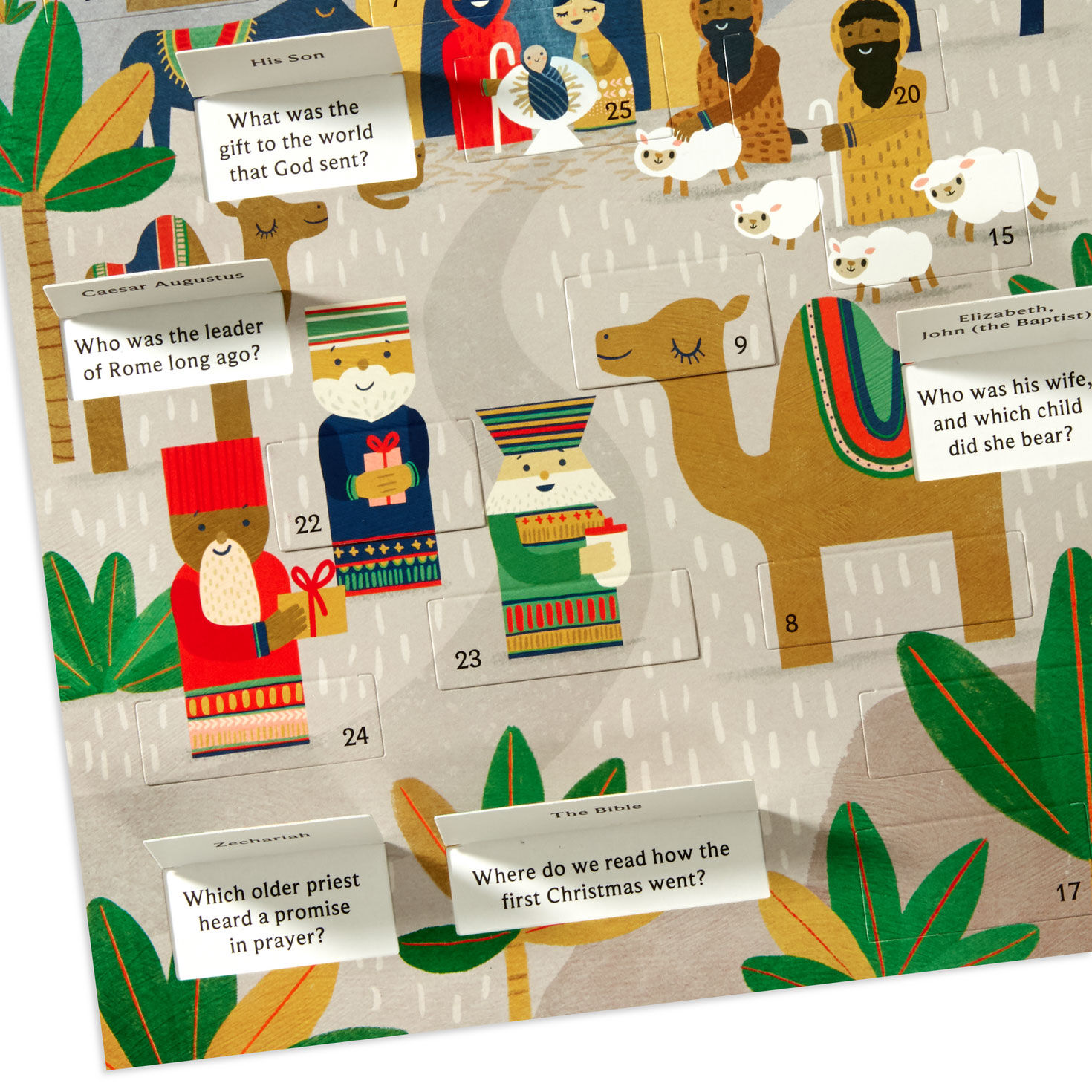 Nativity Scene Religious Advent Calendar - Seasonal Decor | Hallmark