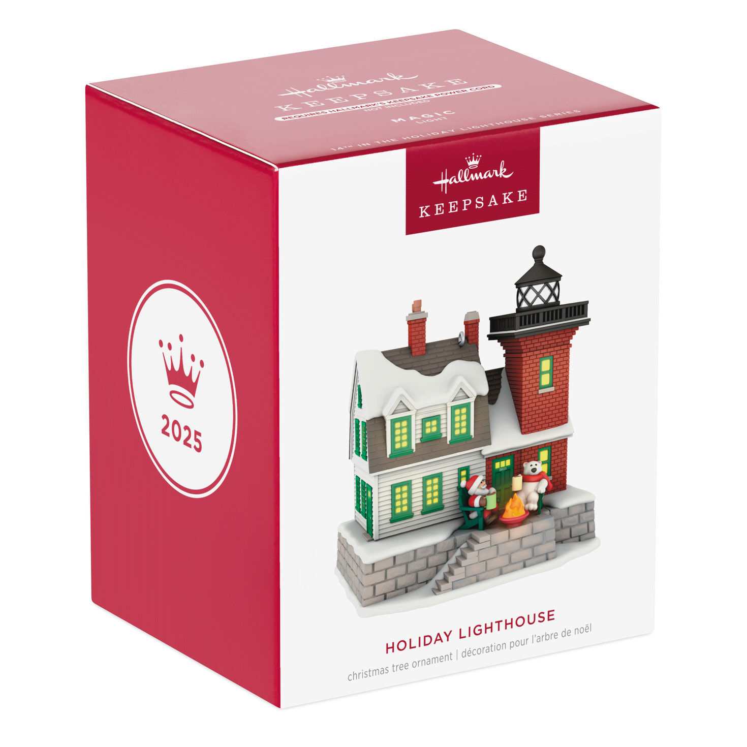 Holiday Lighthouse 2025 Ornament With Light - Keepsake Ornaments | Hallmark
