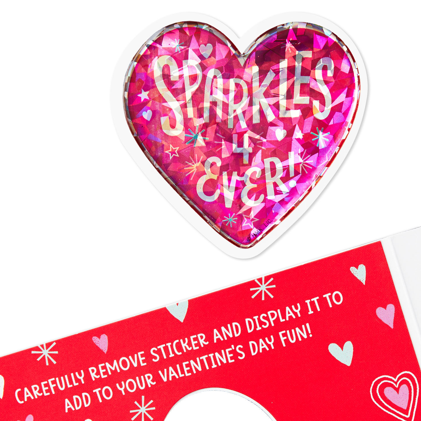 Sparkles Forever Granddaughter Valentine's Day Card With Sticker ...