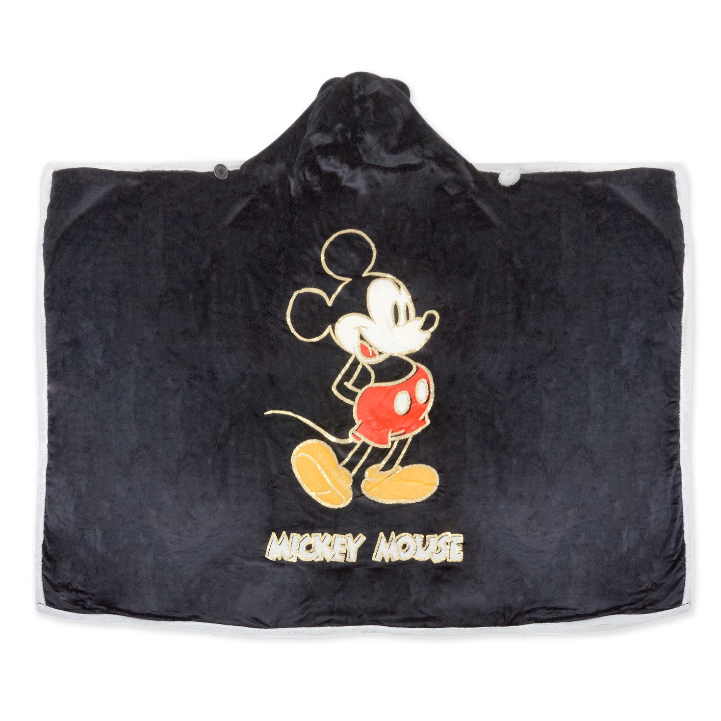 Disney Mickey Mouse Hooded Blanket With Mouse Ears - Pillows & Blankets ...