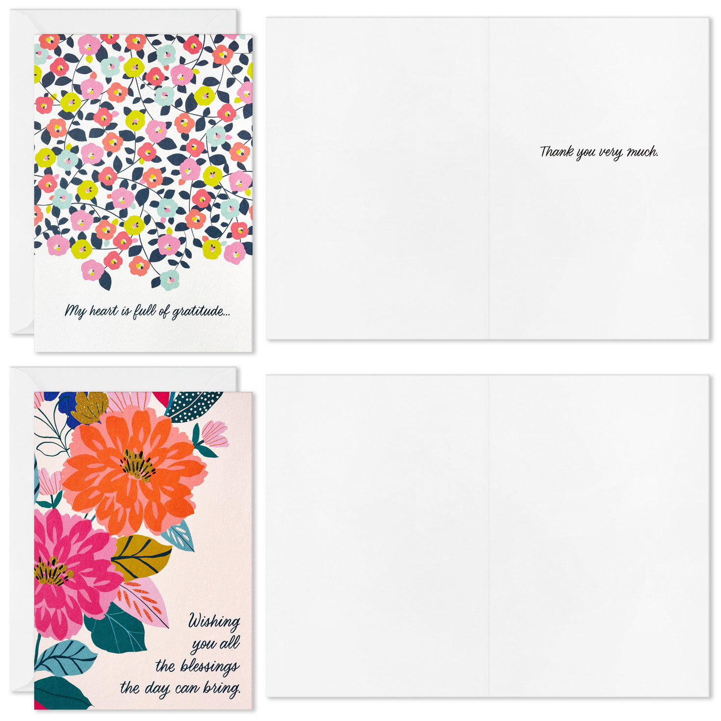 Floral Blessings Assorted All-Occasion Cards, Pack of 16 - Boxed Cards ...