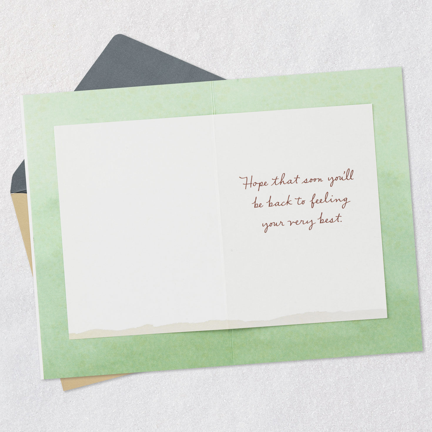 Hope You're Soon Feeling Your Best Get Well Card - Greeting Cards ...