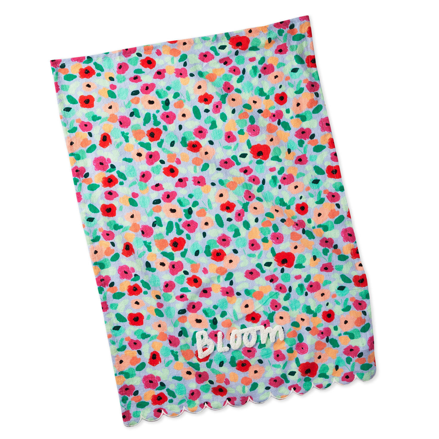 Bloom Abstract Floral Tea Towel - Kitchen Linens | Hallmark