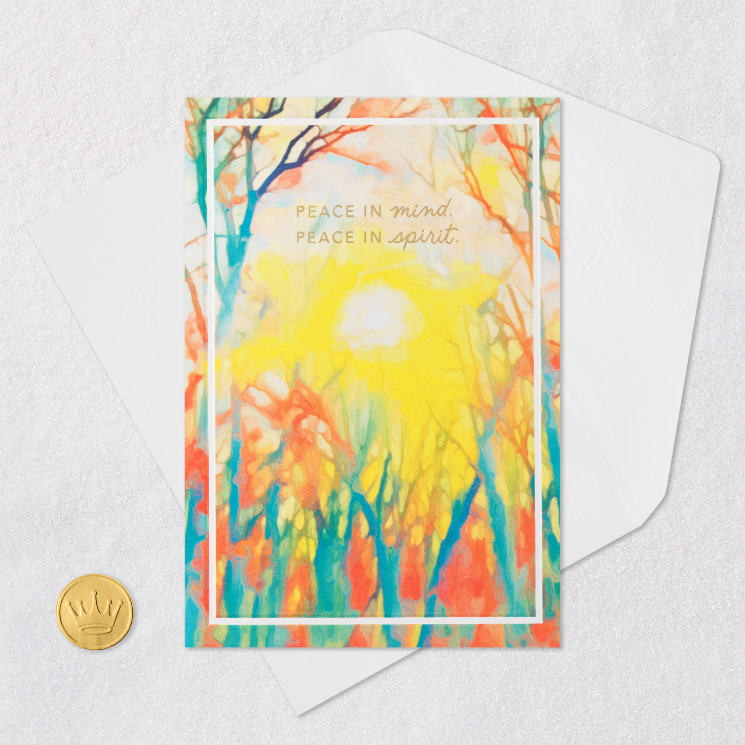 ArtLifting Peace in Mind and Spirit Encouragement Card - Greeting Cards ...