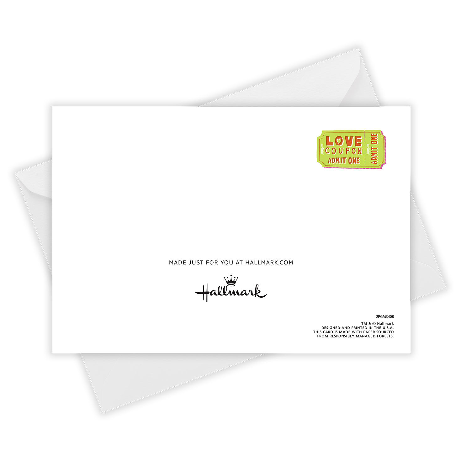Love Coupon Ticket Custom Love Card - Greeting Cards | Hallmark