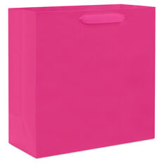 10.4" Hot Pink Large Square Gift Bag - Gift Bags - Hallmark