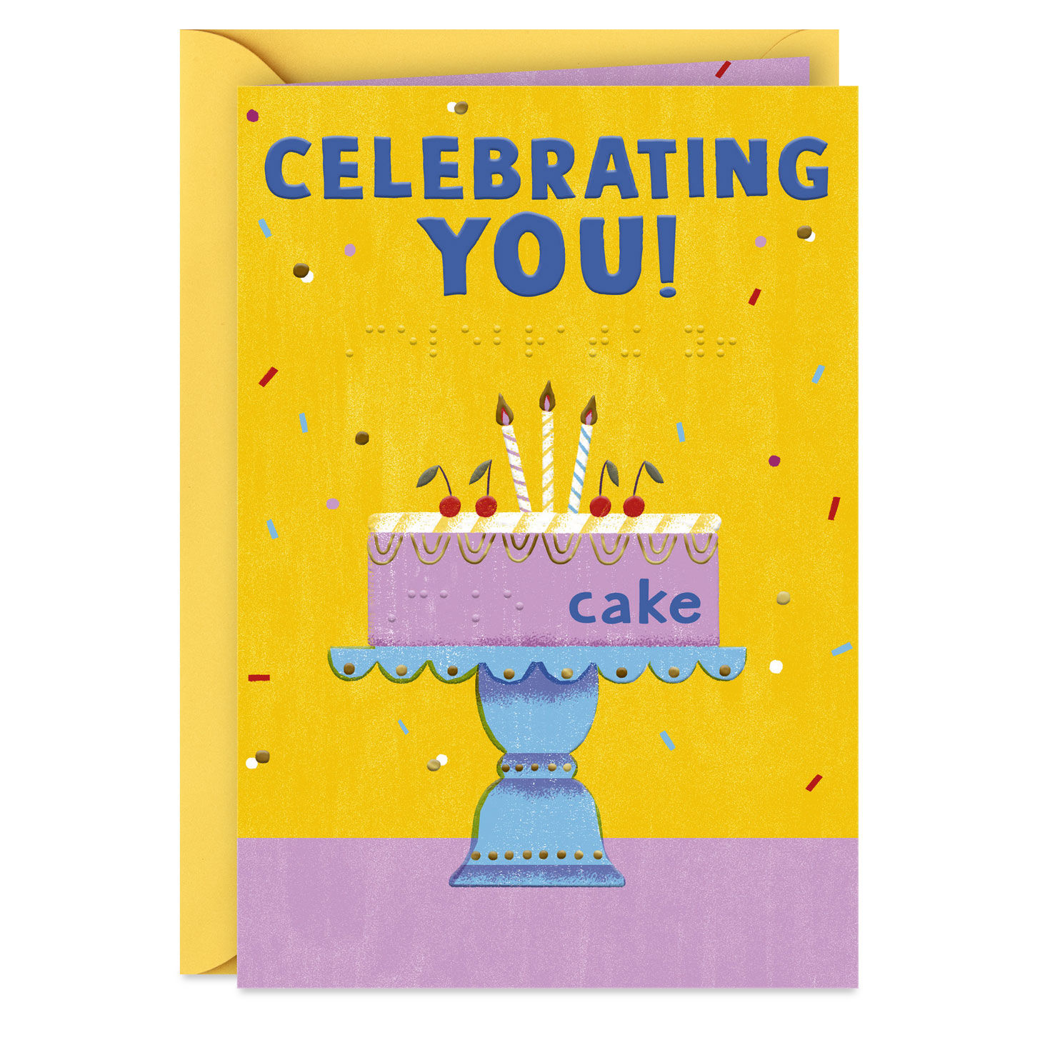 Wishing You All the Best Braille Birthday Card - Greeting Cards | Hallmark