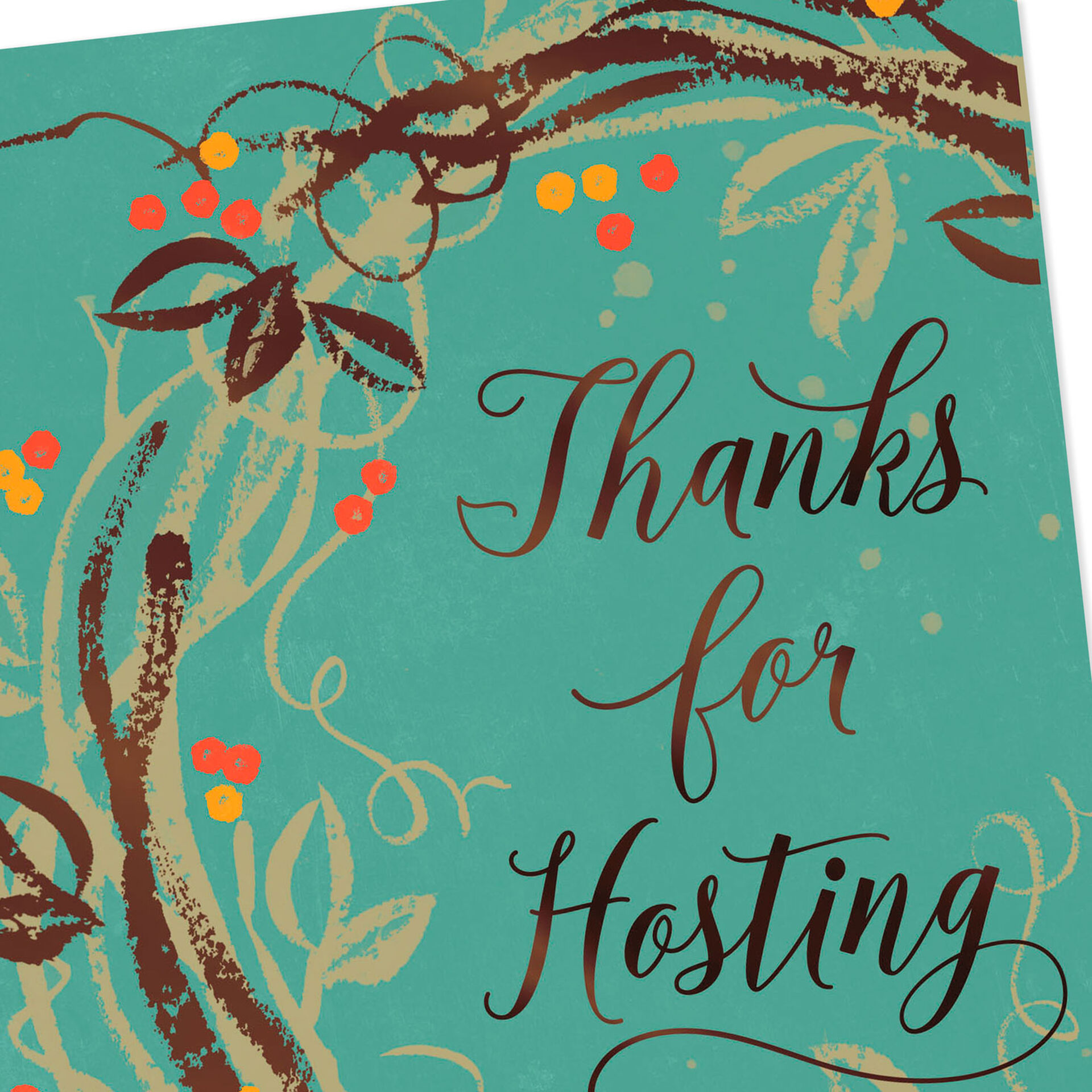 Thank You For Hosting Thanksgiving Card Greeting Cards Hallmark thank-you-for-hosting-thanksgiving-card-greeting-cards-hallmark