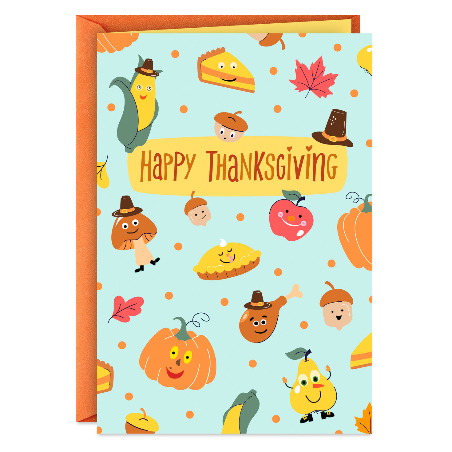 Extra Happy, Extra Fun Thanksgiving Card for Kids - Greeting Cards ...