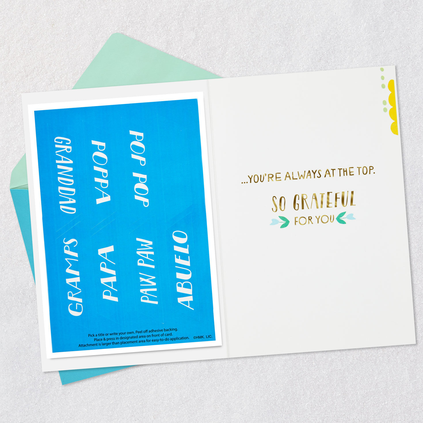 Top Blessing Customizable Easter Card With Grandpa Name Stickers ...