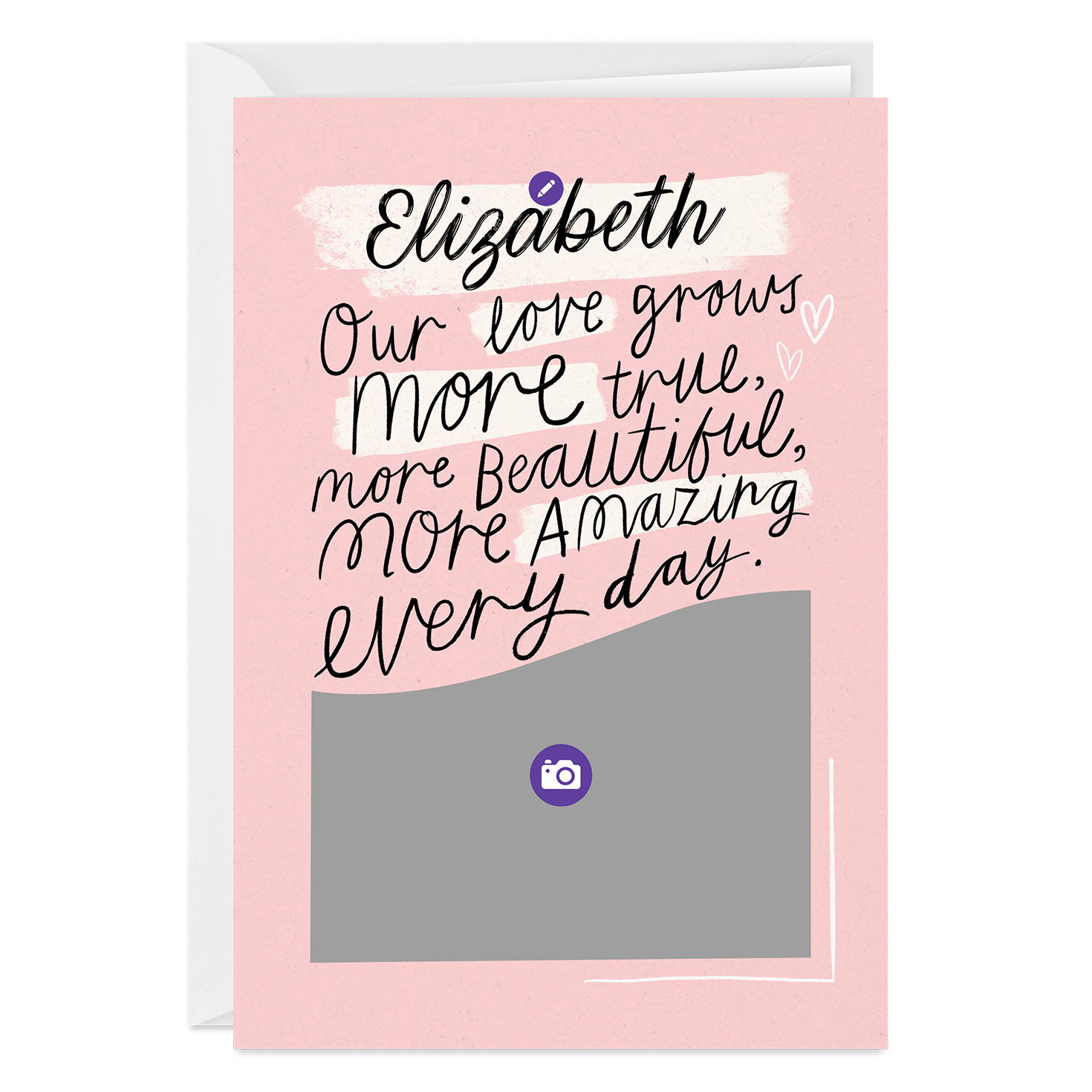 Our Love Grows More Every Day Custom Love Card - Greeting Cards | Hallmark