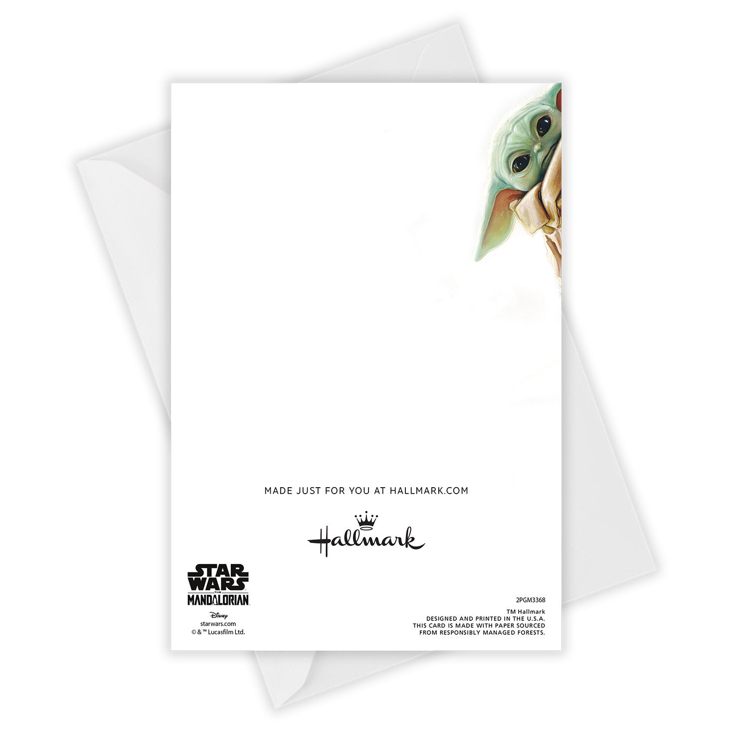 Star Wars: The Mandalorian™ Grogu™ Hello Custom Card - Greeting Cards ...