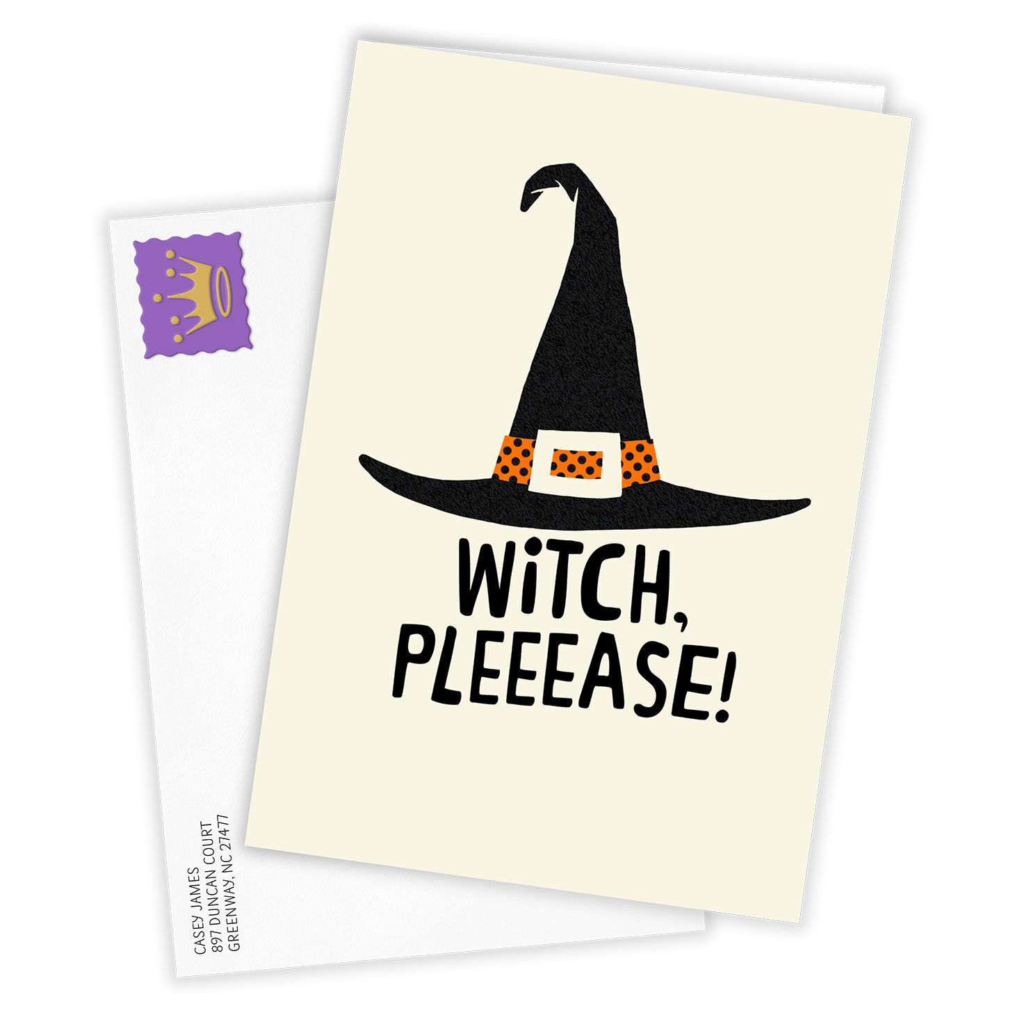 Witch Please Funny Custom Halloween Card - Greeting Cards | Hallmark