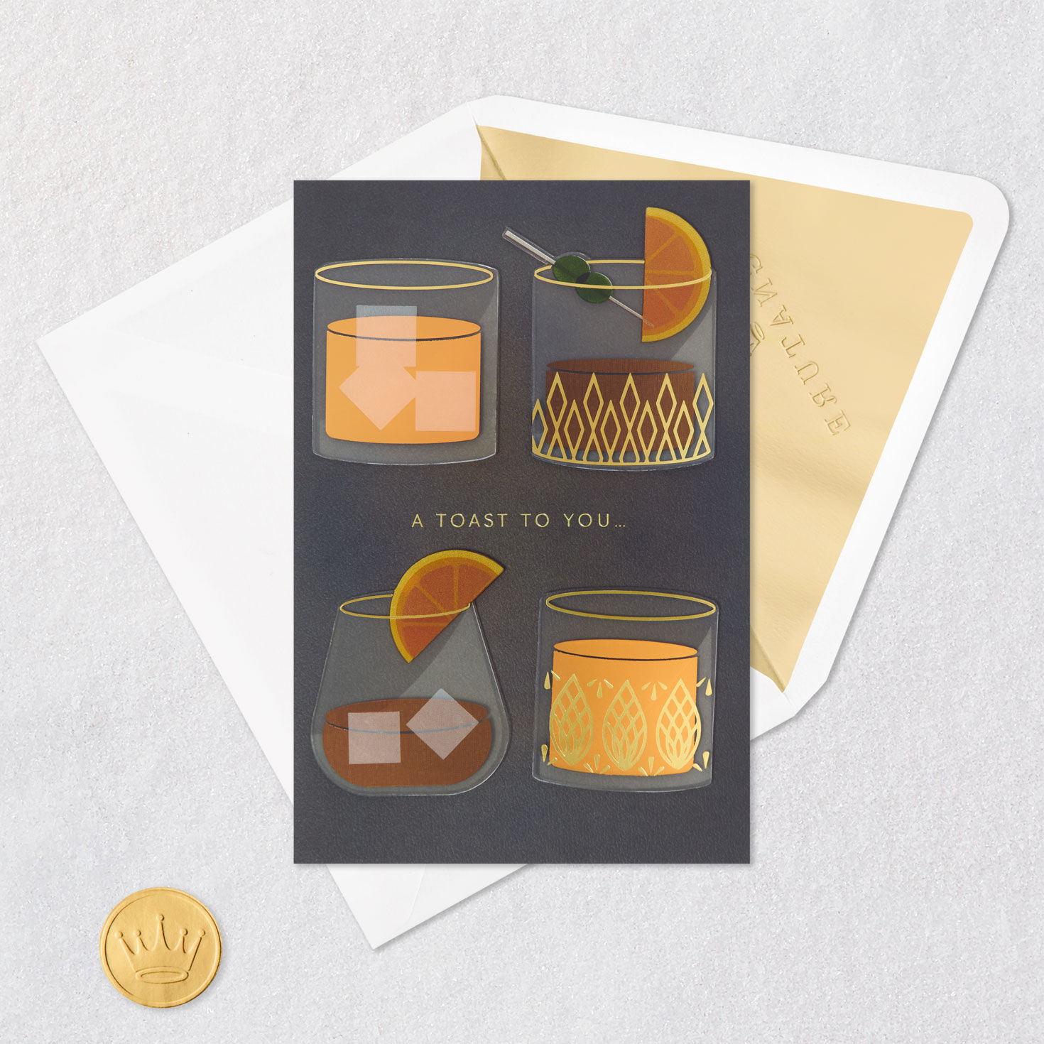 A Toast to You Birthday Card - Greeting Cards | Hallmark
