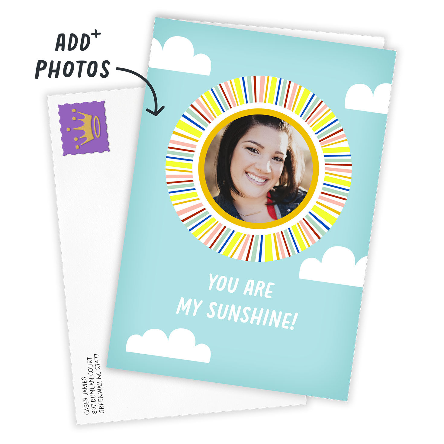 Personalized Sunshine Face Photo Card - Greeting Cards | Hallmark