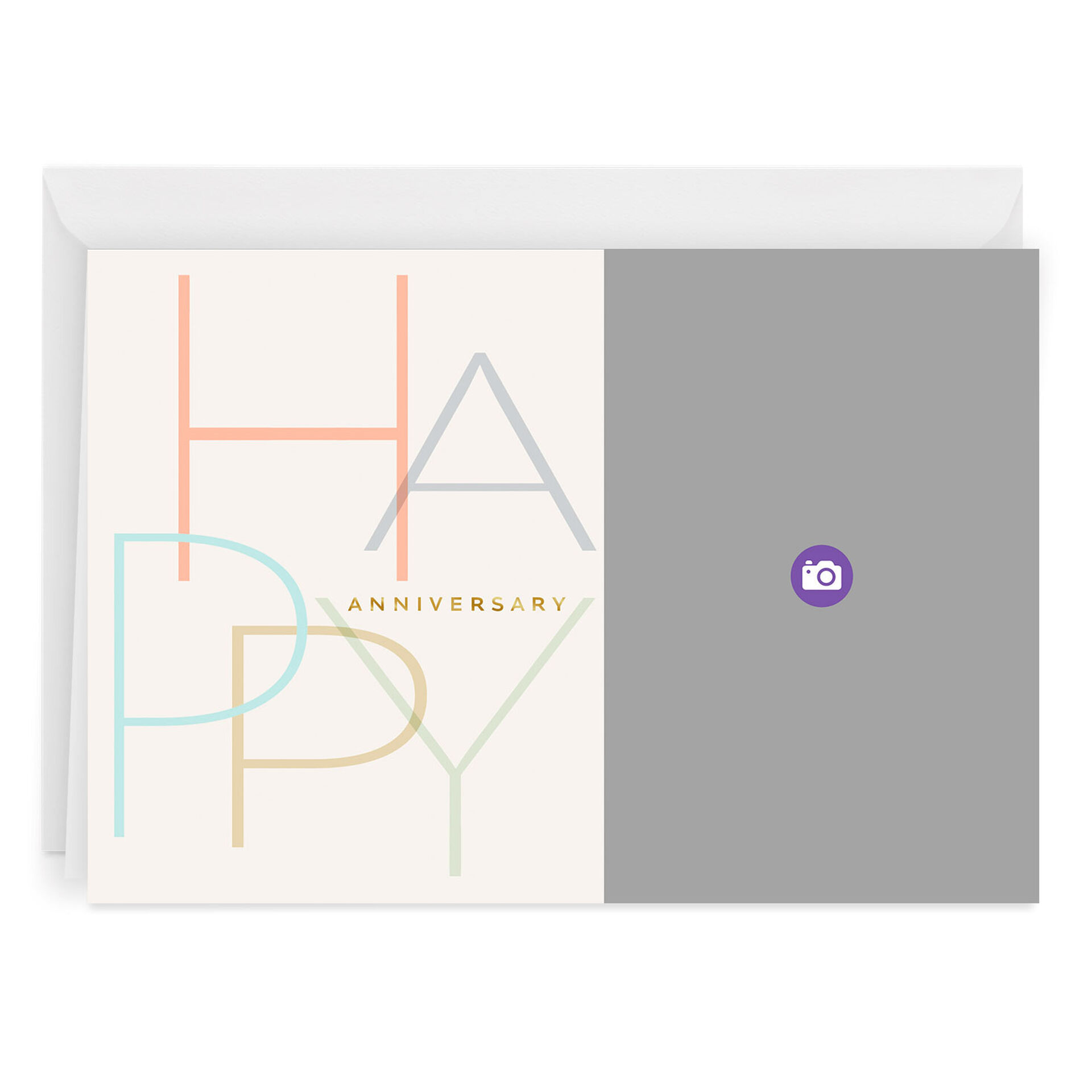 Personalized Always There for Each Other Anniversary Photo Card ...