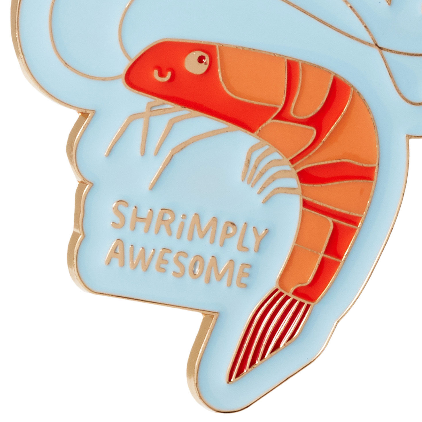Shrimply Awesome Shrimp Charm Keychain - Travel & Tech Accessories ...