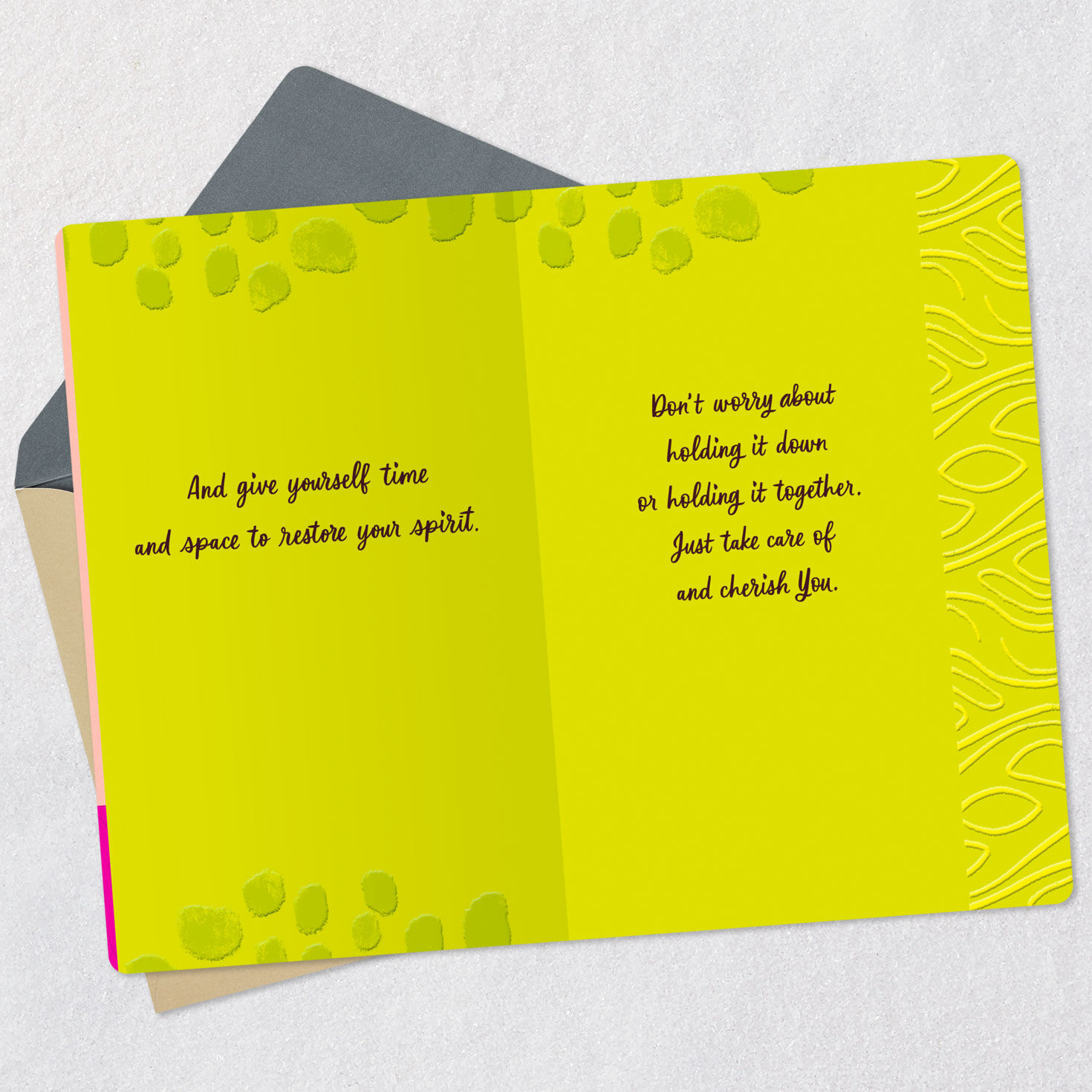 Breathe, Chile Encouragement Card - Greeting Cards | Hallmark