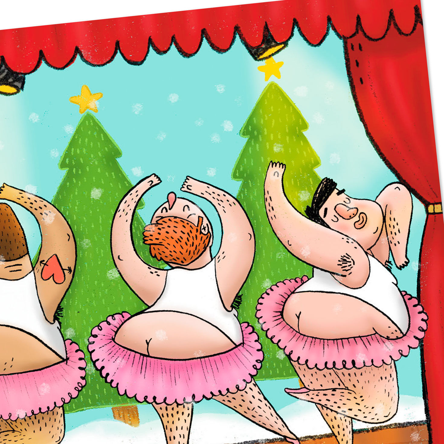 Butt-Cracker Holiday Dance Funny Christmas Card - Greeting Cards | Hallmark